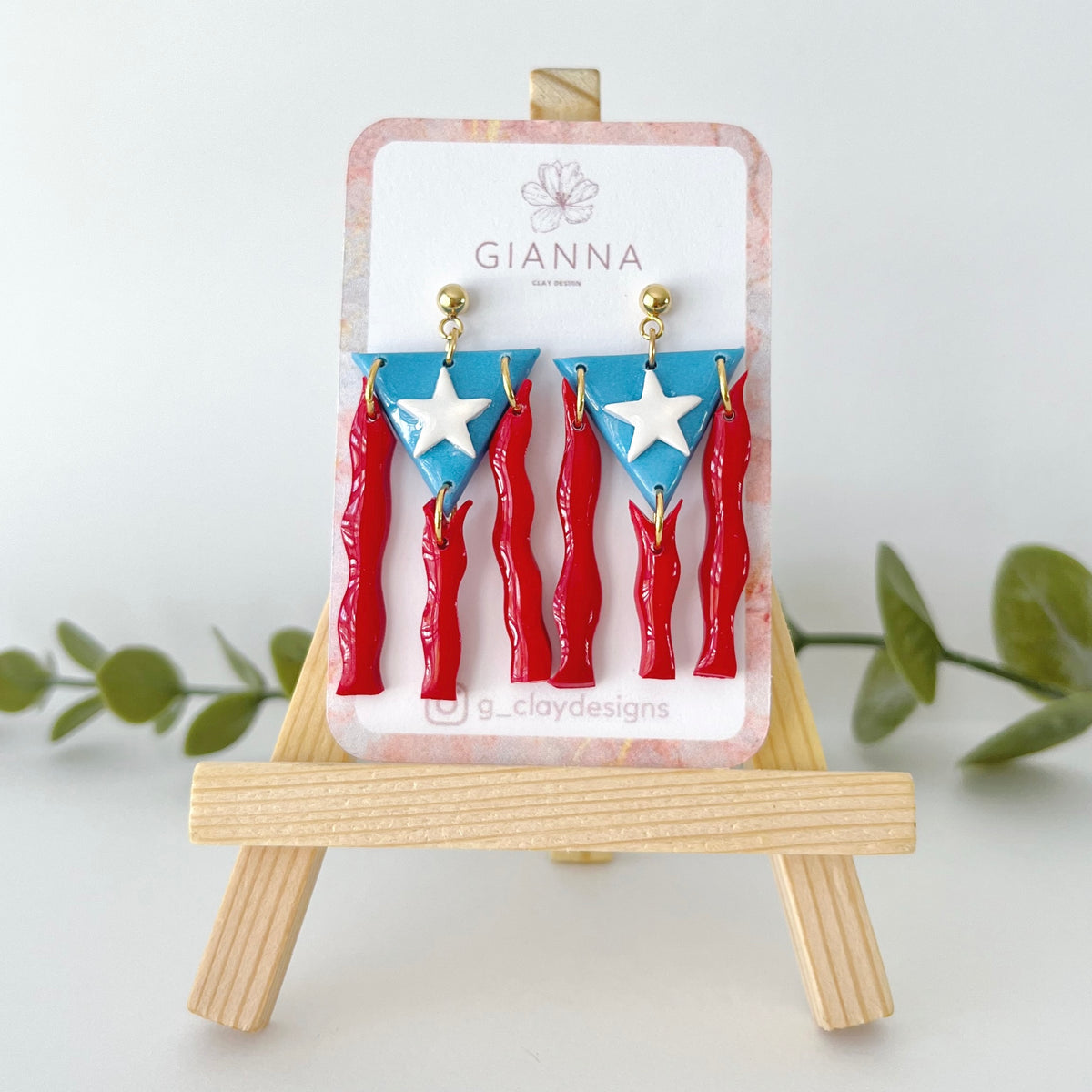 Puerto Rico Flag – Gianna Clay Desings